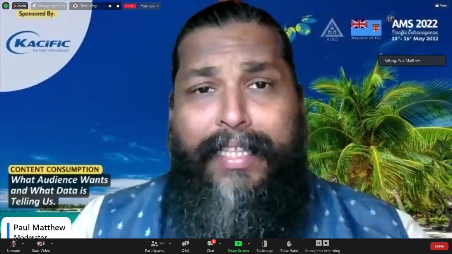 Session 2: Moderator- Mr Paul Matthew – AIBD