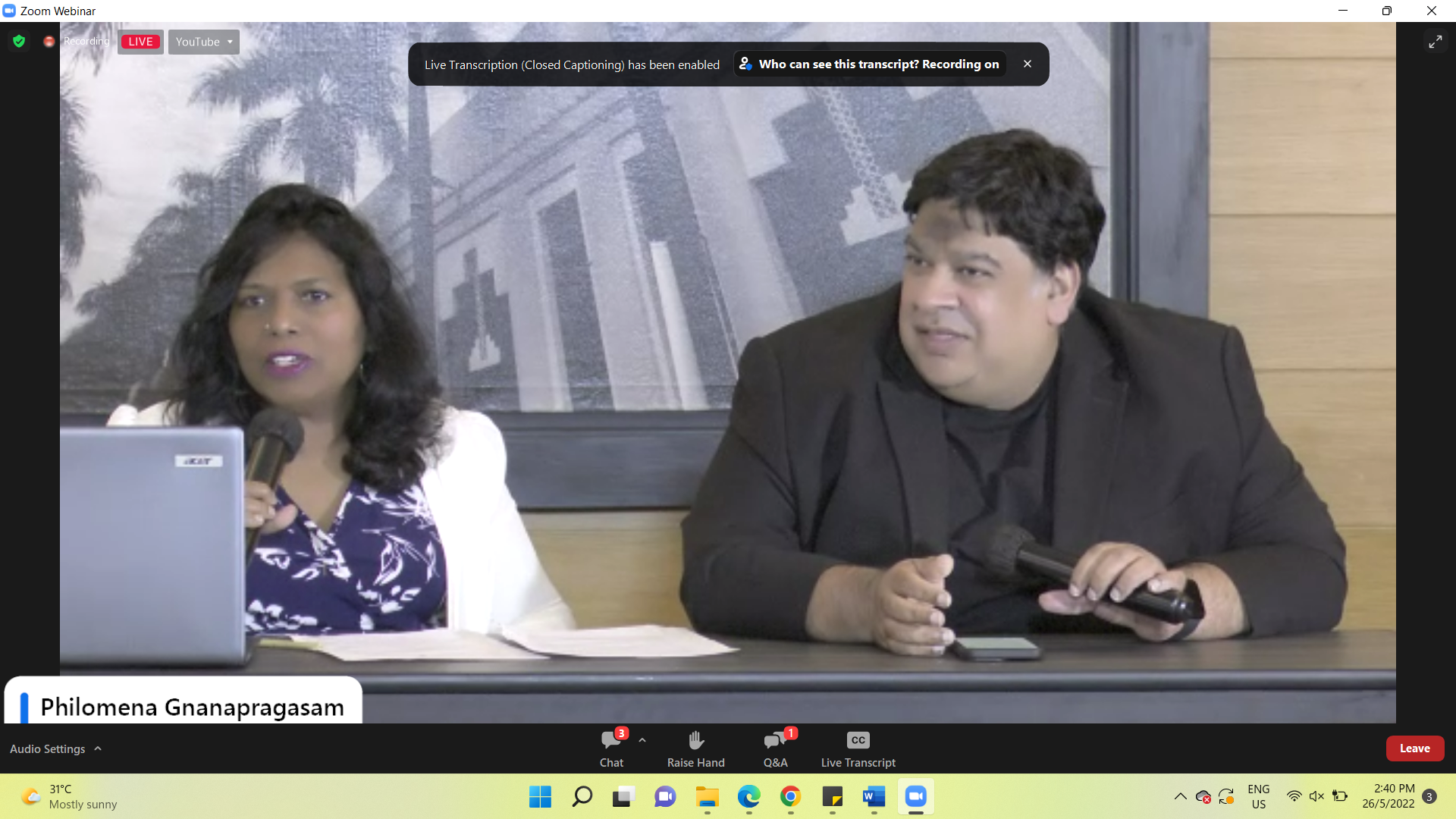 AMS Session 7- Mr Raja Singham – AIBD