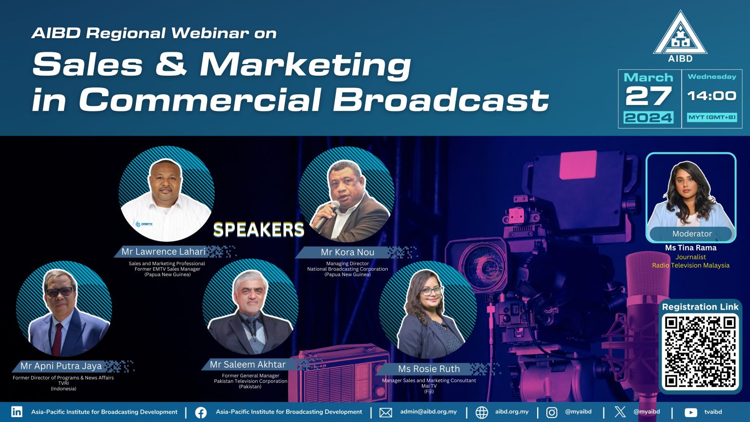 AIBD Webinar on Sales & Marketing in Commercial Broadcast – AIBD